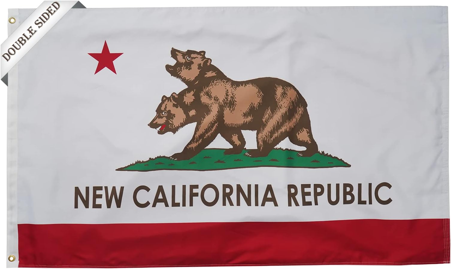 Amazon.com : DANF FLAG New California Republic Flag Banner 3ftx5ft ...