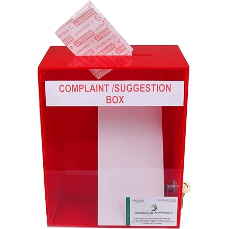 Acrylic Letter Box/Drop Box/Donation Box/Dan Peti/Cheque Drop Box ...