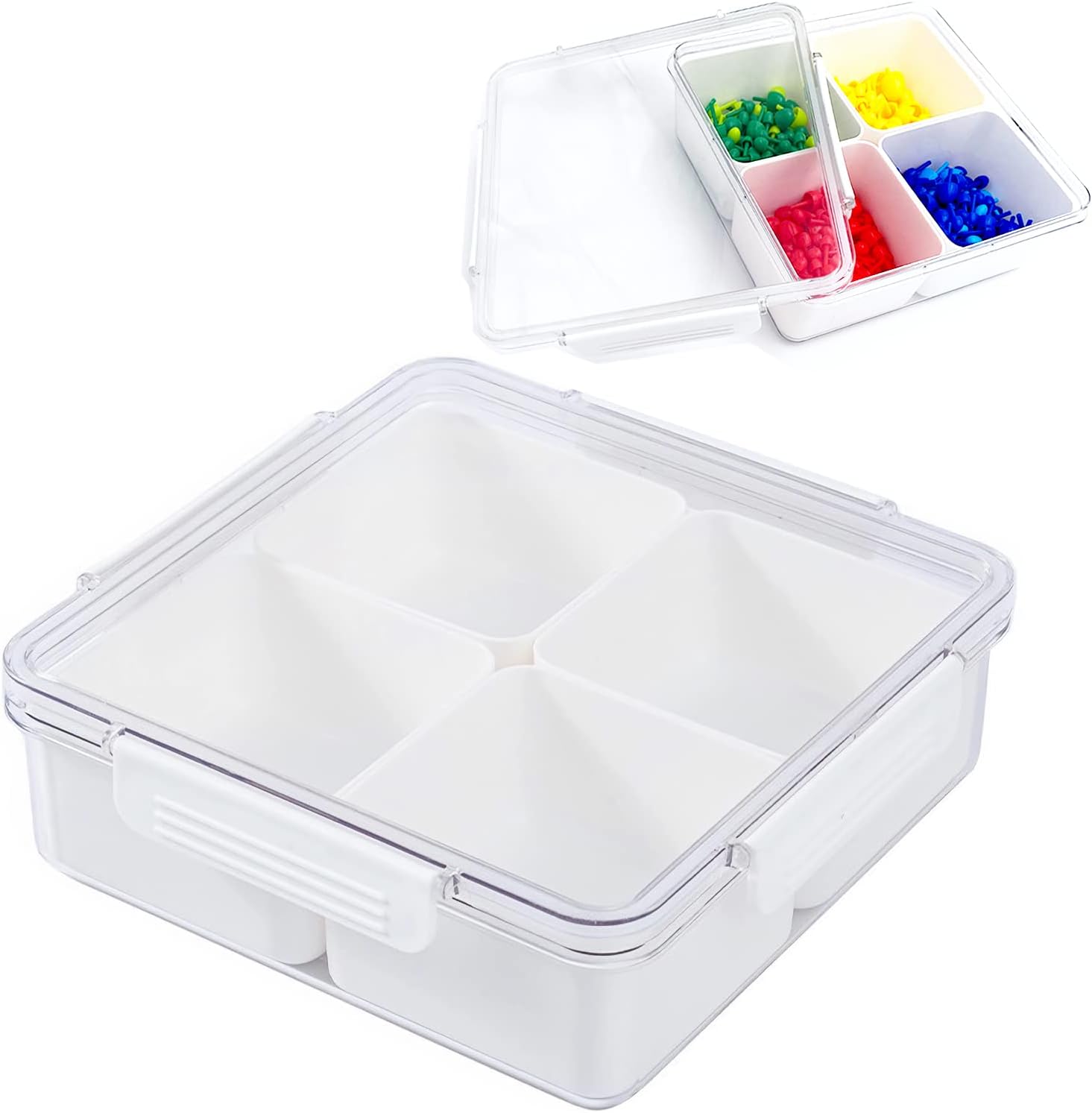Amazon.com: Famiredo Toy Storage Containers with Lids, Organizer Bin ...