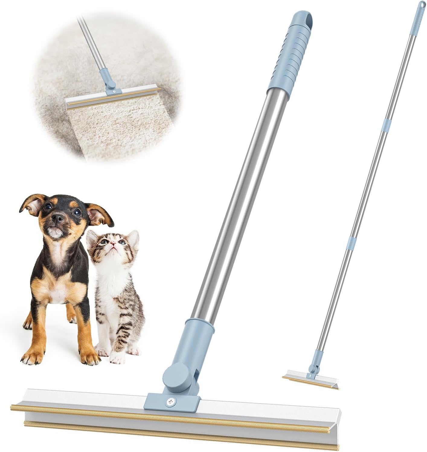 Amazon.com: Sivomens Upgraded Carpet Rake for Pet Hair Removal, Pet ...