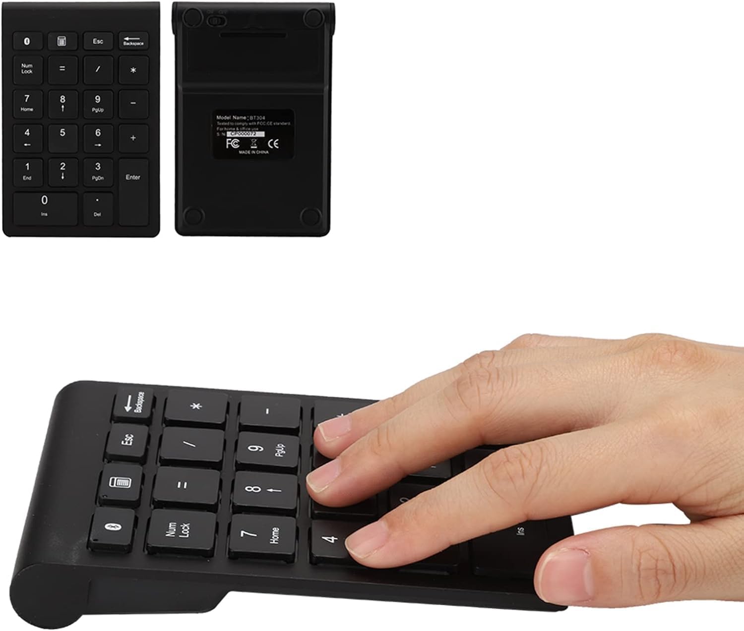 OasisFlow Wireless Number Pad BT304 22 Keys Numeric Keypad Wireless ...