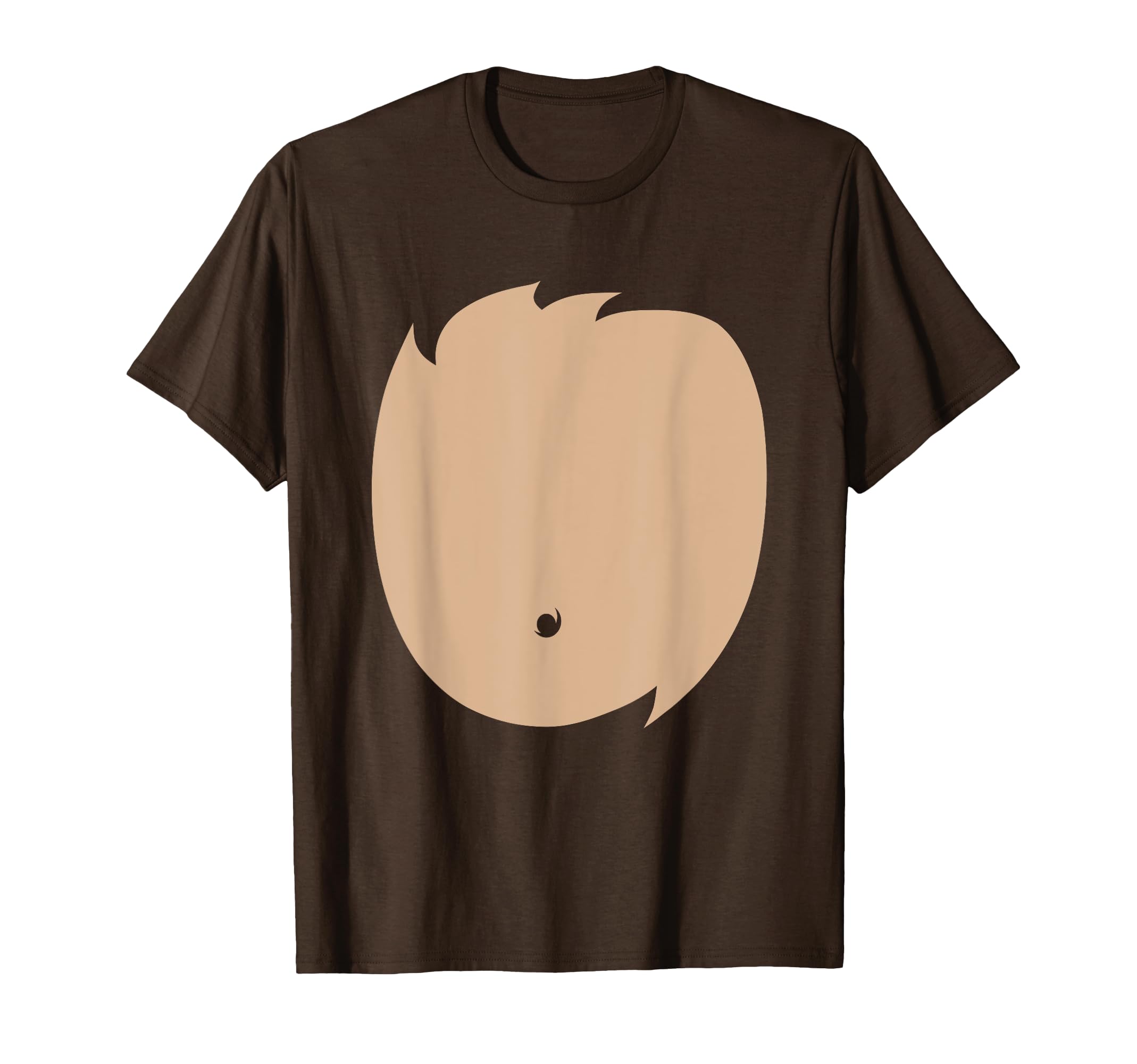 Amazon.com: Funny Monkey Chest Easy Halloween Costume T-Shirt ...