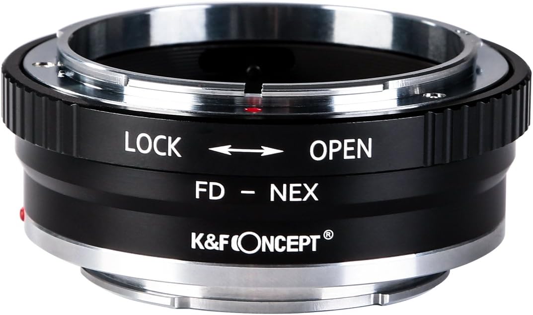 Amazon.com : K&F Concept Lens Mount Adapter FD to NEX Copper Adapter ...