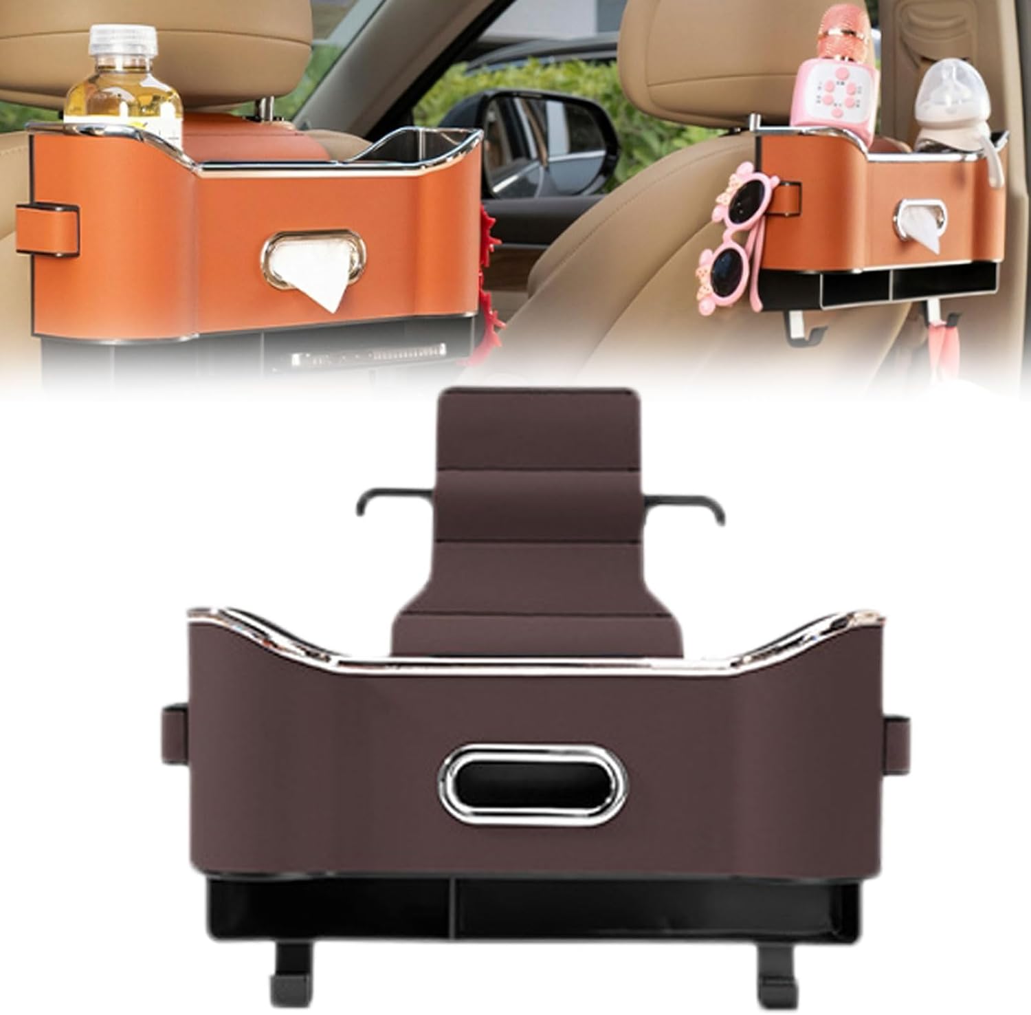 Amazon.com: Multifunctional Car Seat Back Storage Box, 2024 Upgrade ...