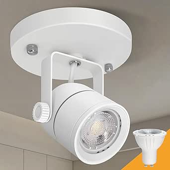 Arcfox Replaceable Flush Mount Ceiling Spotlight Fixture Dimmable MR16 ...