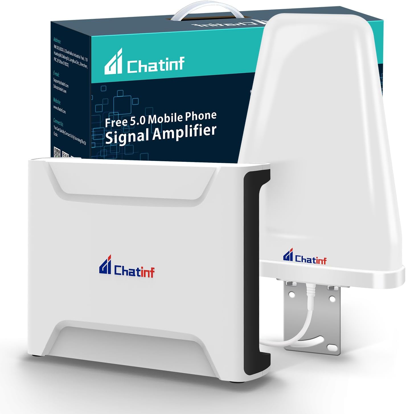 Amazon.com: Chatinf Cell Phone Signal Booster, Cellular Booster for ...