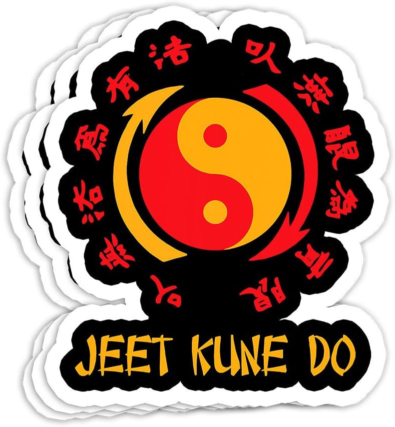 Amazon.com: Jeet Kune Do Gift Decorations - 4x3 Vinyl Stickers, Laptop ...