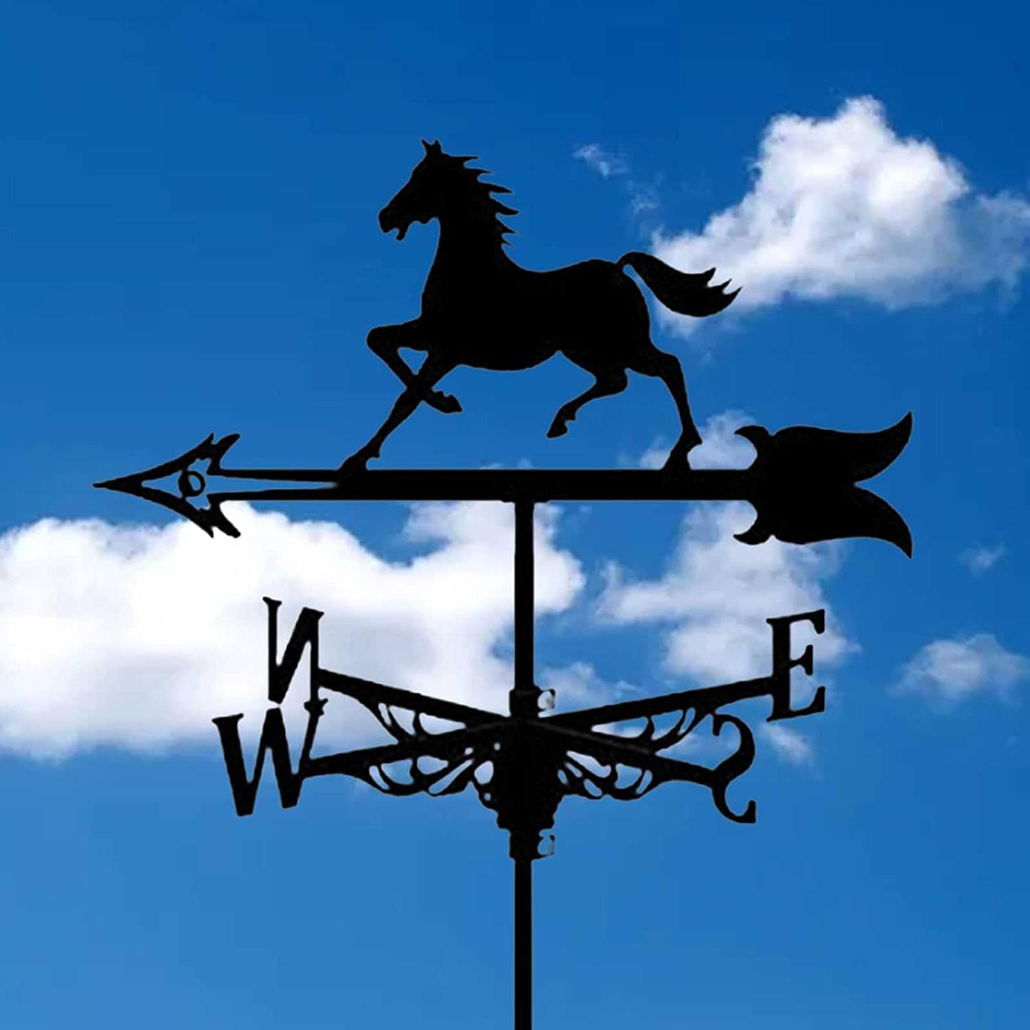 Amazon.com : Yesbon 19.7 inch Stainless Steel Weather Vane Retro ...