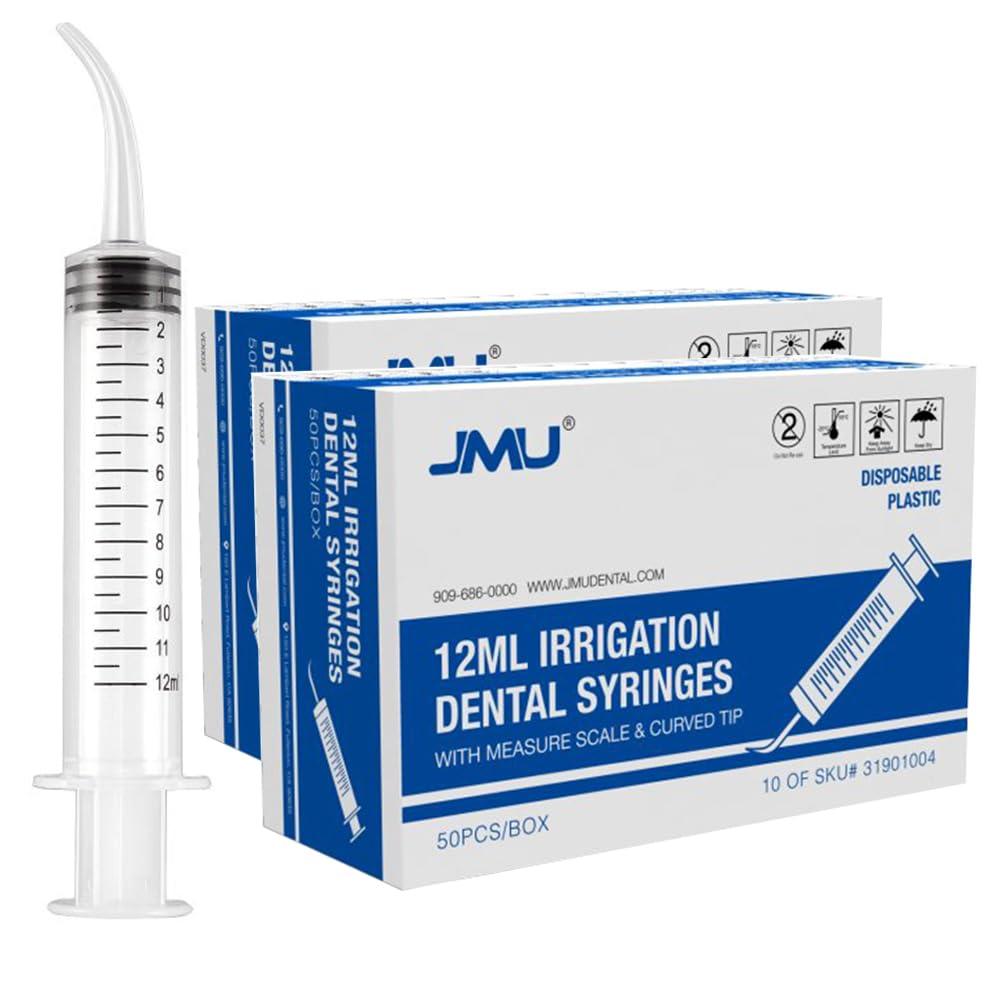 Snapklik.com : JMU 100 Pcs Dental Irrigation Syringe