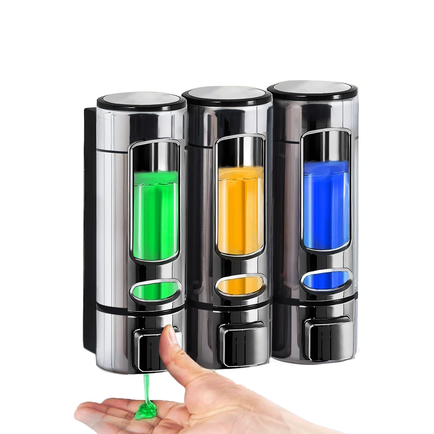 Amazon.com: Shampoo and Conditioner Dispenser, Fachoige Shower Soap ...