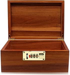 Amazon.com: Large Wooden Box Decorative Wooden Storage Box with ...