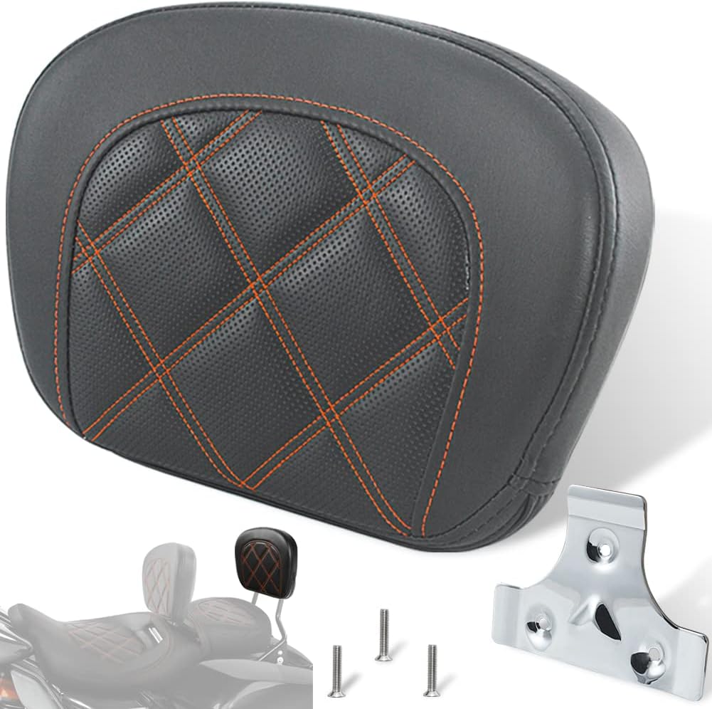 Amazon.com: FOVPLUE Passenger Backrest Pad,Sissy Bar Pad for Harley ...