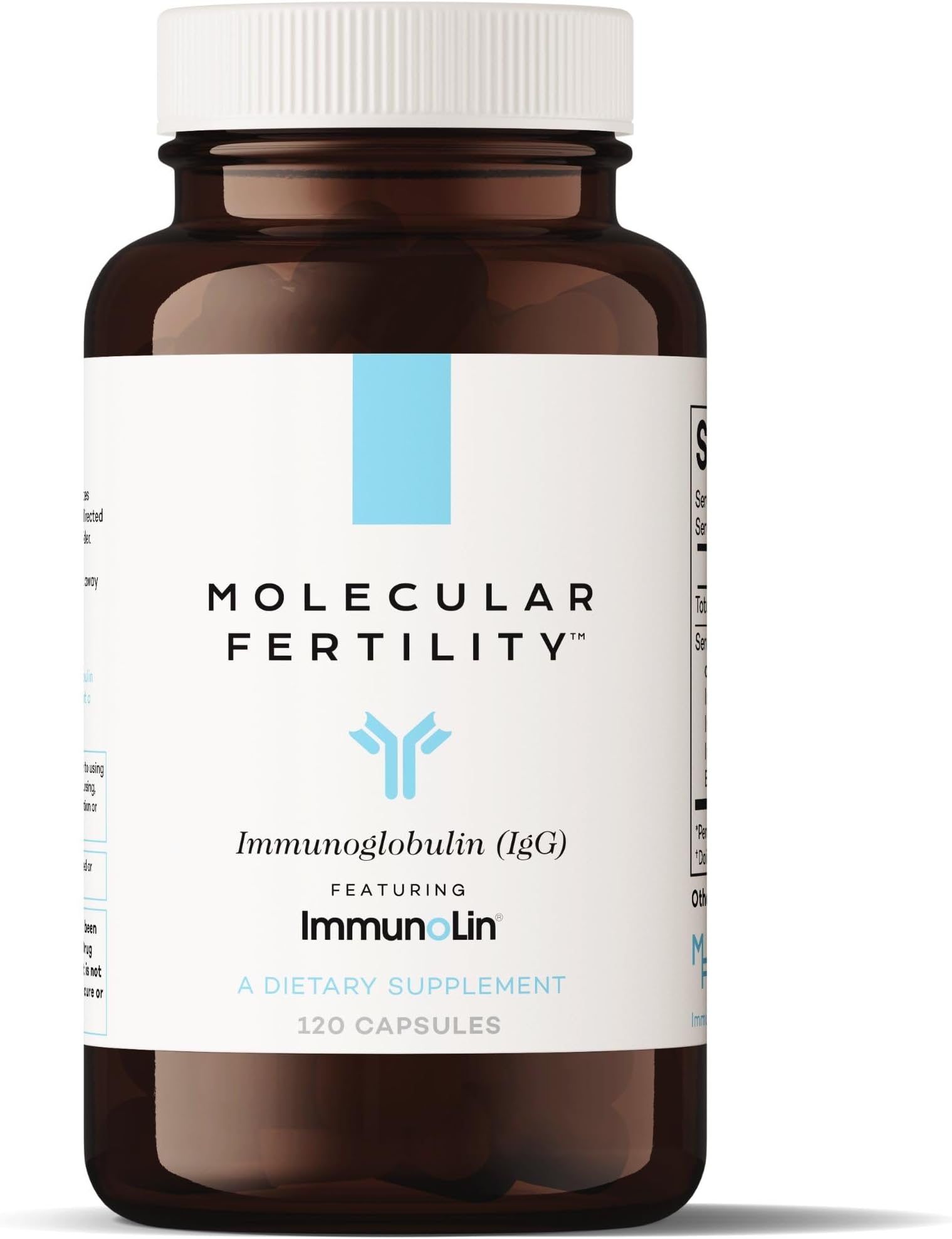 Amazon.com: Molecular Fertility Immunoglobulin IgG | Dairy Free | 60 ...