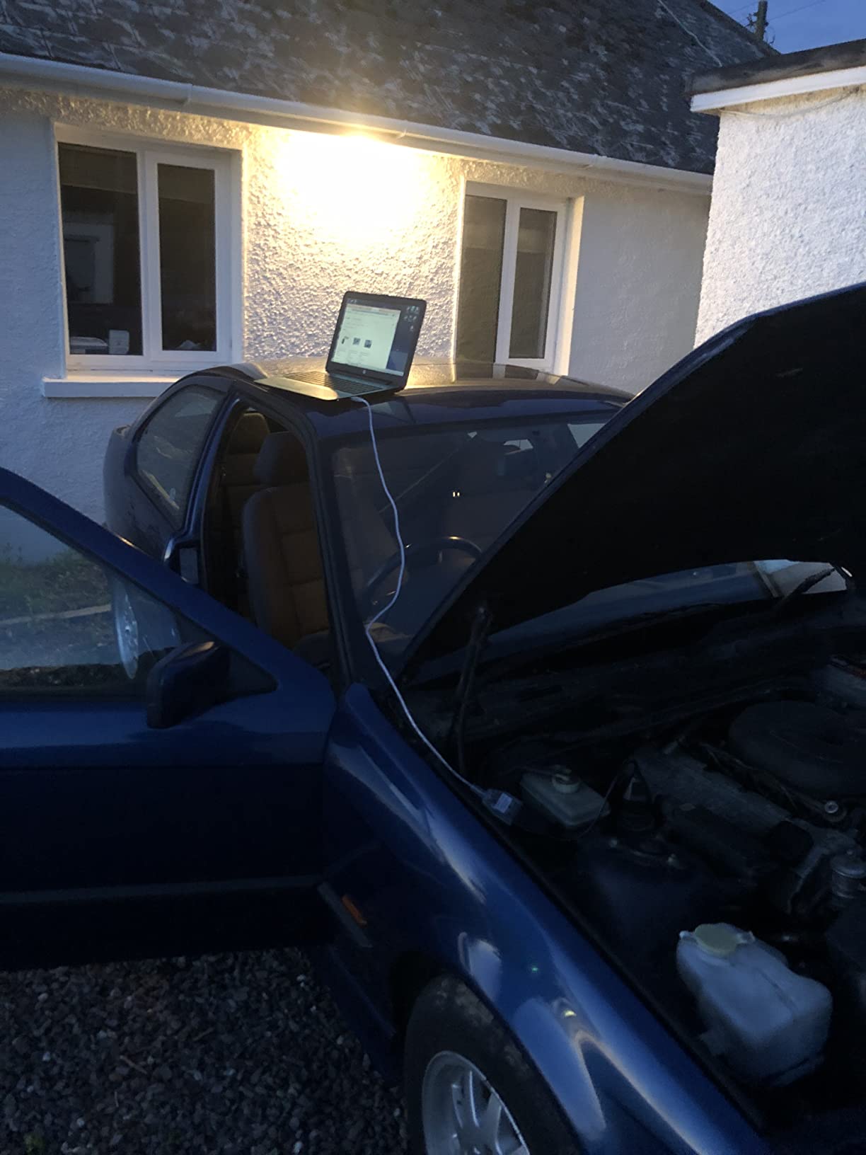 20PIN OBD1 to 16PIN OBD2 Connector Adapter Cable Compatible for BM E31 ...