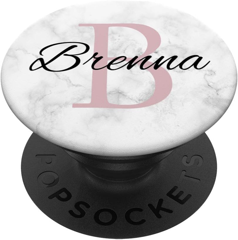 Amazon.com: Brenna Rose Pink Glamour Monogram B inital for Girls ...