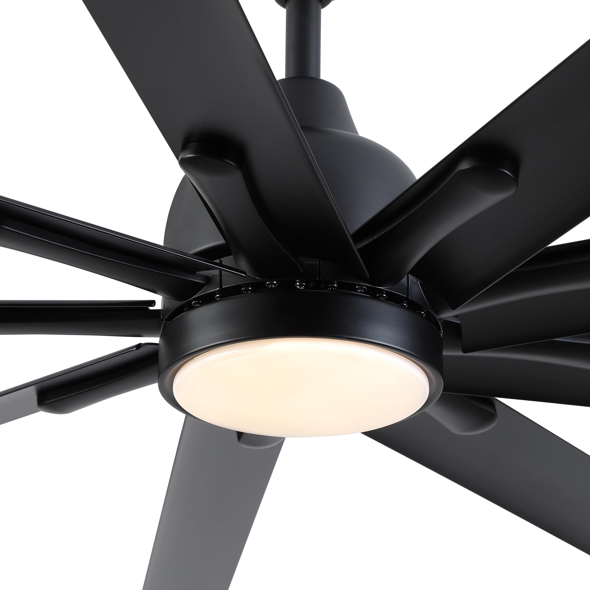 84 In Super Large Black Ceiling Fan with Remote Control Celling fan ...
