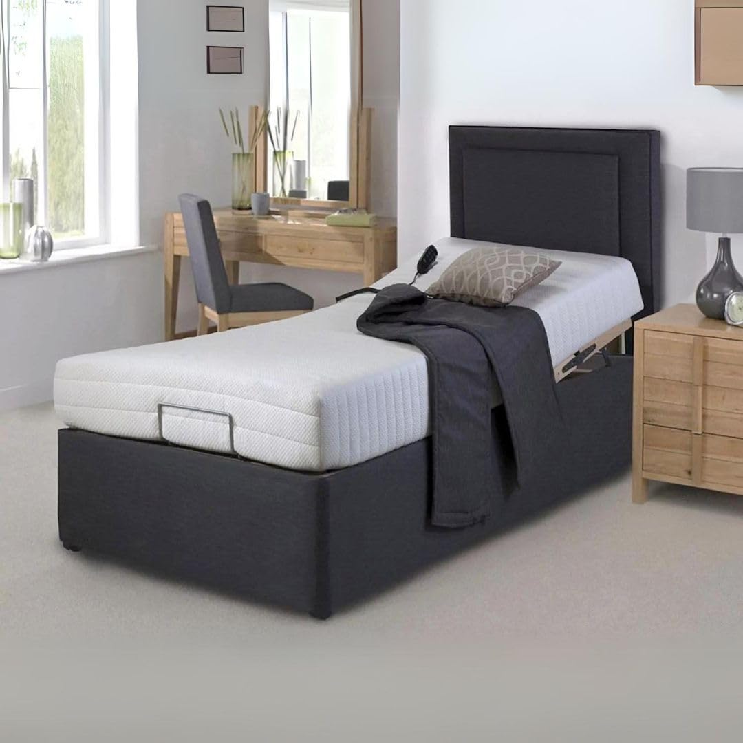 Rebound Cool Memory Foam Electric Adjustable Bed with Orthopaedic ...