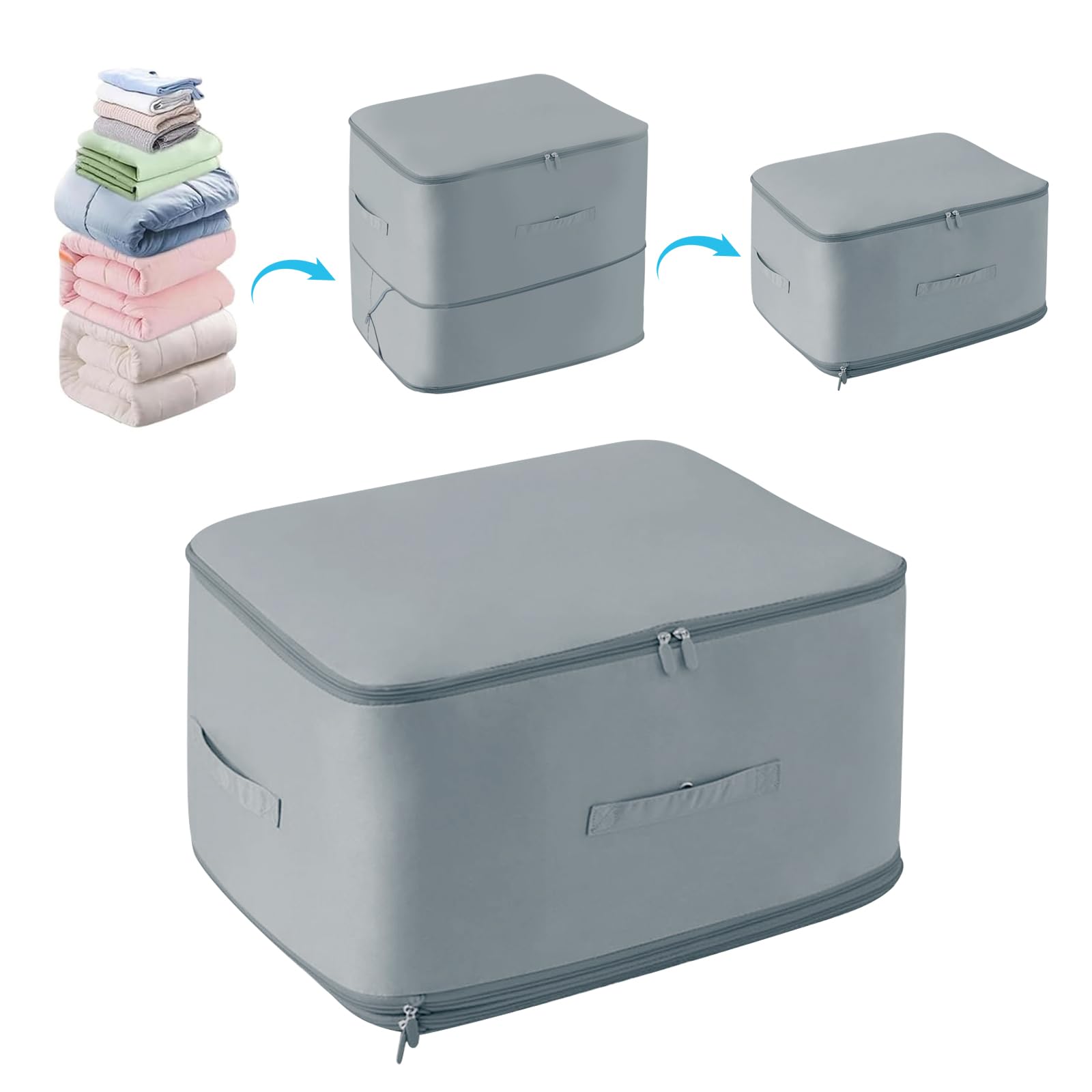 Amazon.com: Propositiony Ultra Space Saving Self Compression Organizer ...