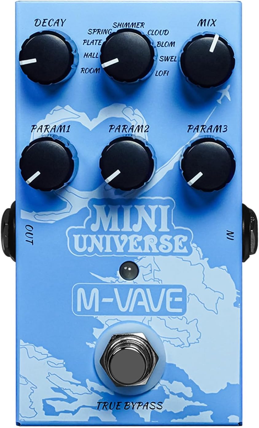 Tzou MINI-UNIVERSE Analog Reverberation Guitar Pedal Guitar Effect ...