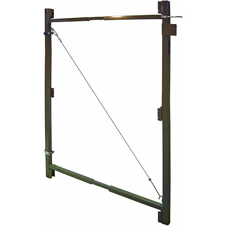 Adjust-A-Gate Steel Frame Gate Building Kit (36"-60" wide openings, 5 ...