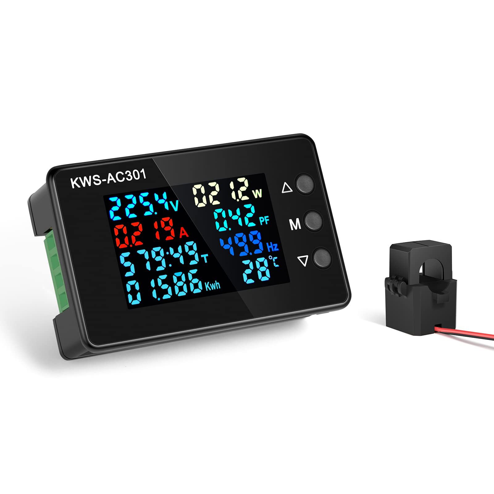 Snapklik.com : AITIAO Digital Display AC Multimeter 50-300V 0-100A ...