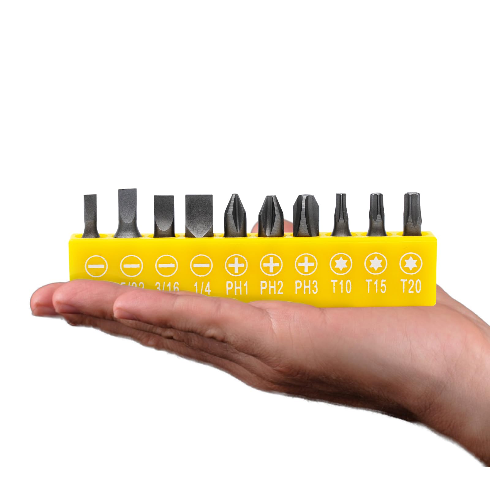Snapklik.com : Ryrura Right Angle Screwdriver 10-Piece 1/4 Inch Mini ...