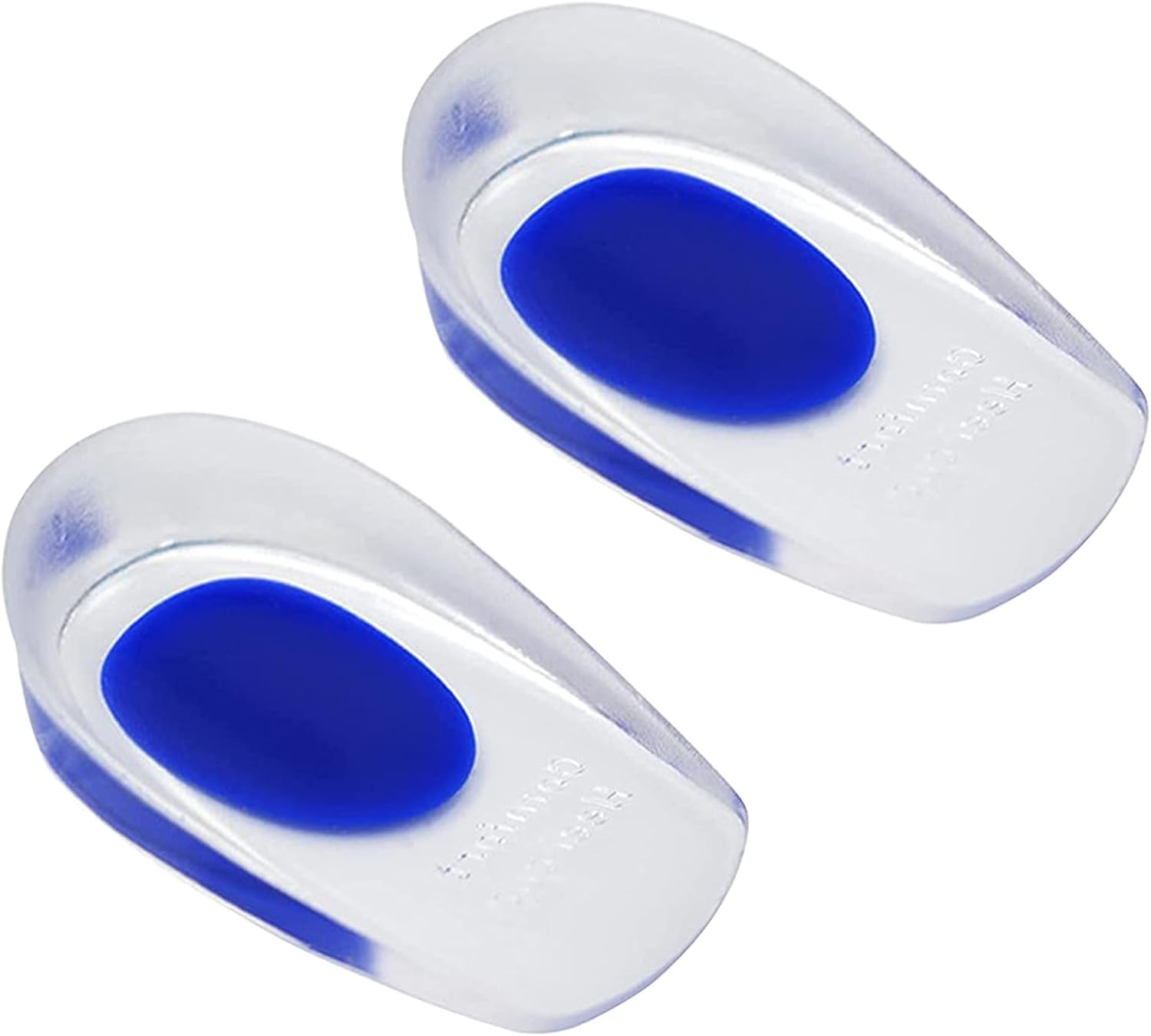 Amazon.com: Gel Heel Cups Plantar Fasciitis Inserts - Silicone Gel Heel ...