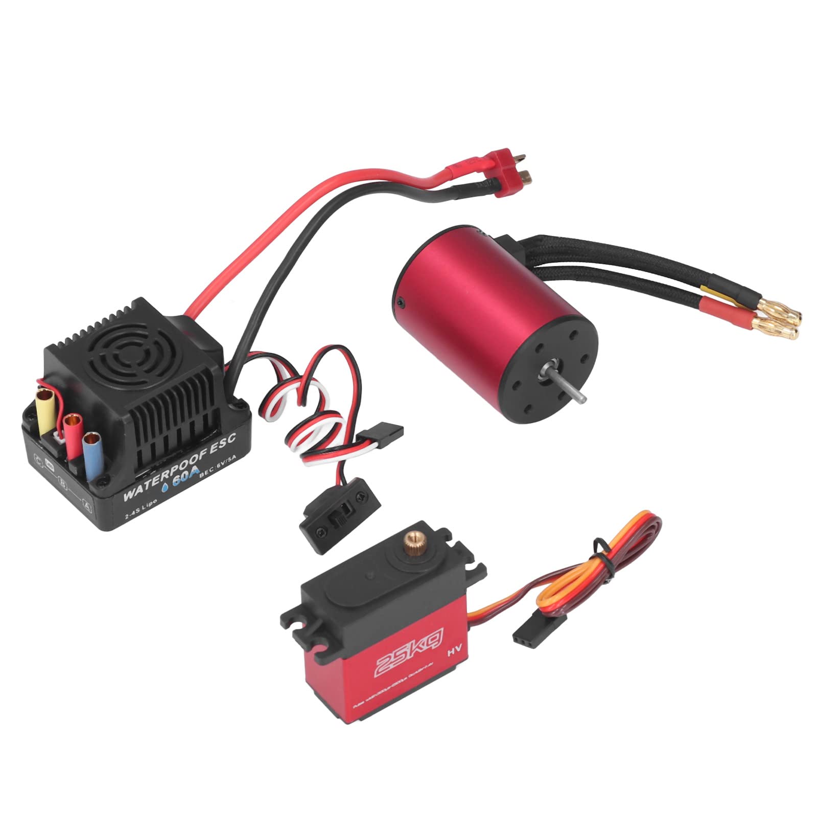 Buy Brushless motor kit, universal 4 pole 12 speed with cooler S3650 ...