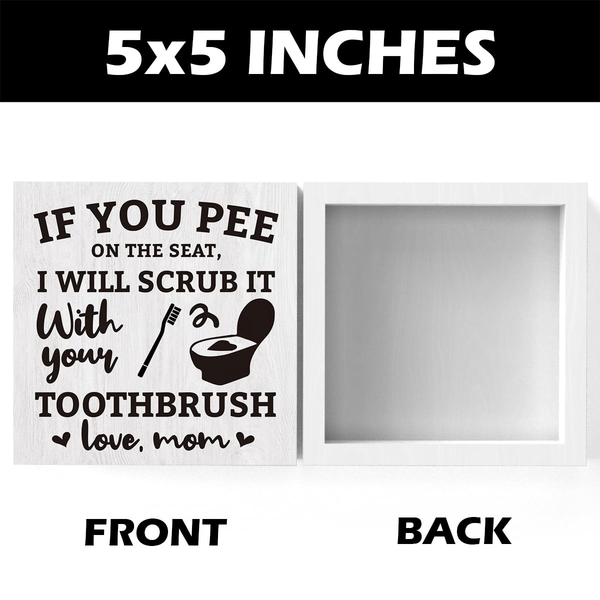 Snapklik.com : Rustic Funny Farmhouse Bathroom Toilet Decor If You Pee ...