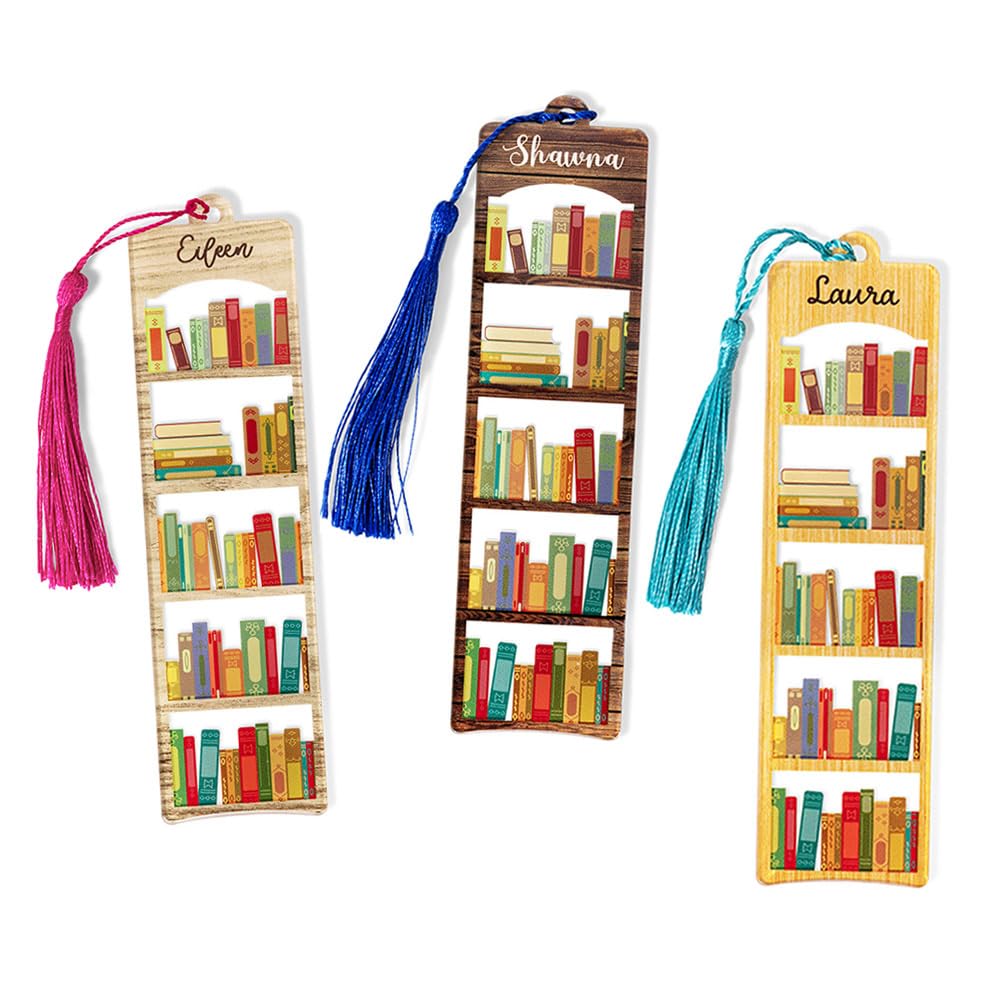 Amazon.com: ipetlive Personalized Bookmark Bookshelf Design Custom ...