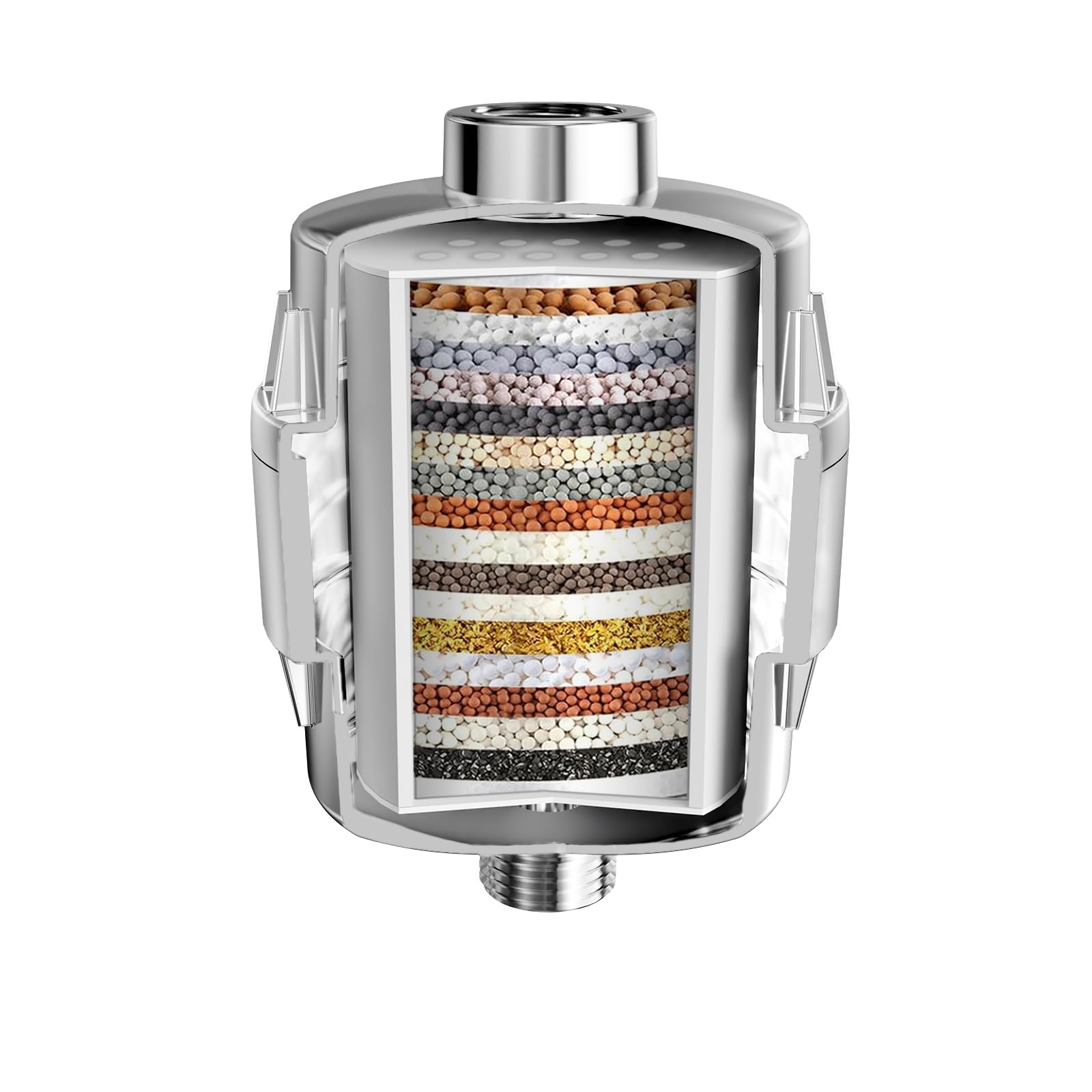 20 Stage Shower Filter for Hard Water, Remove Chlorine Heavy Metals and ...