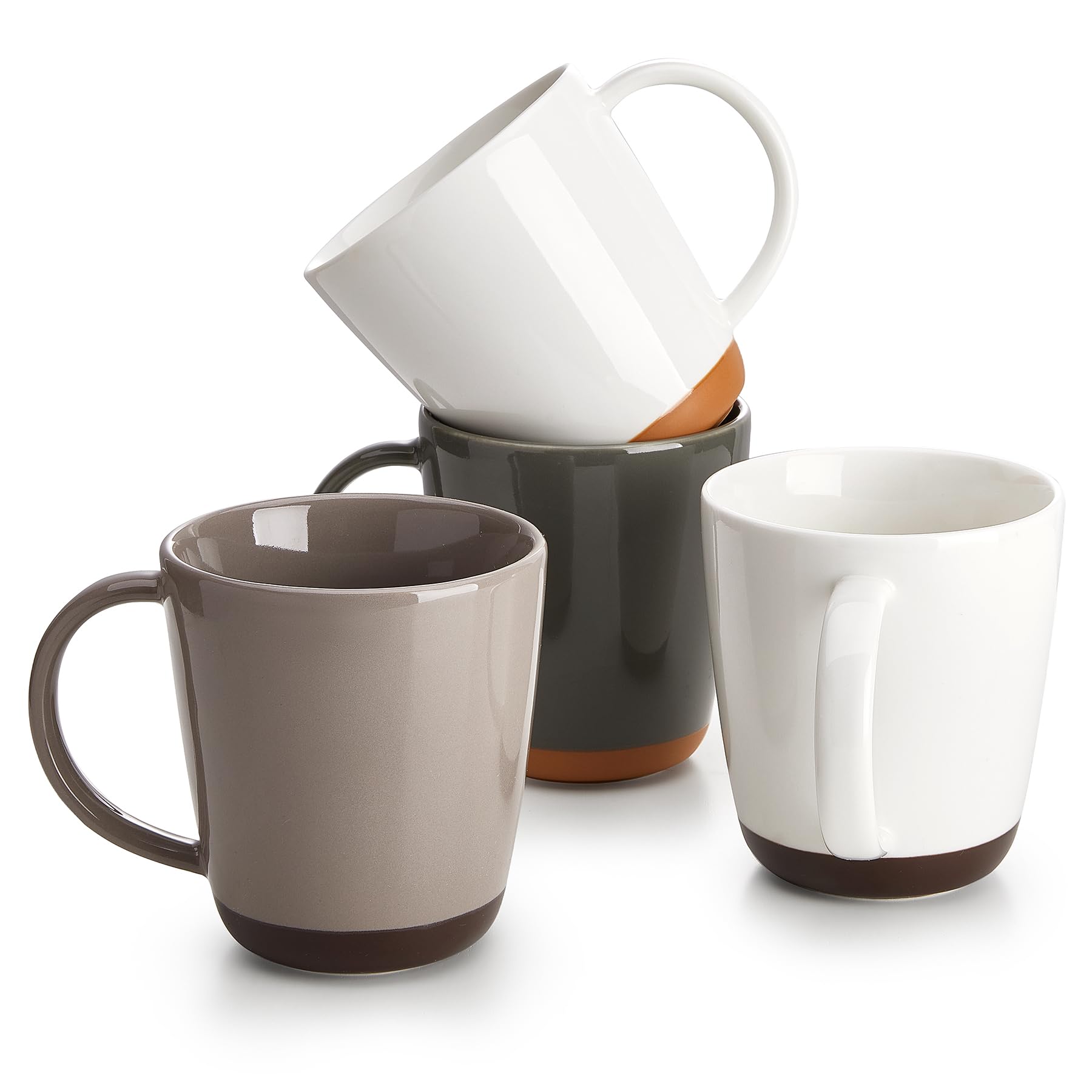 Amazon.com: Sweese Porcelain Coffee Mugs Set of 4-16 Ounce ...