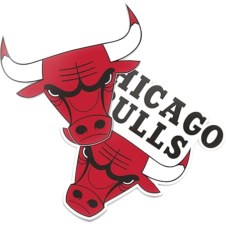 Amazon.com: Chicago Bulls NBA Officially Licensed Sticker Vinyl Decal ...