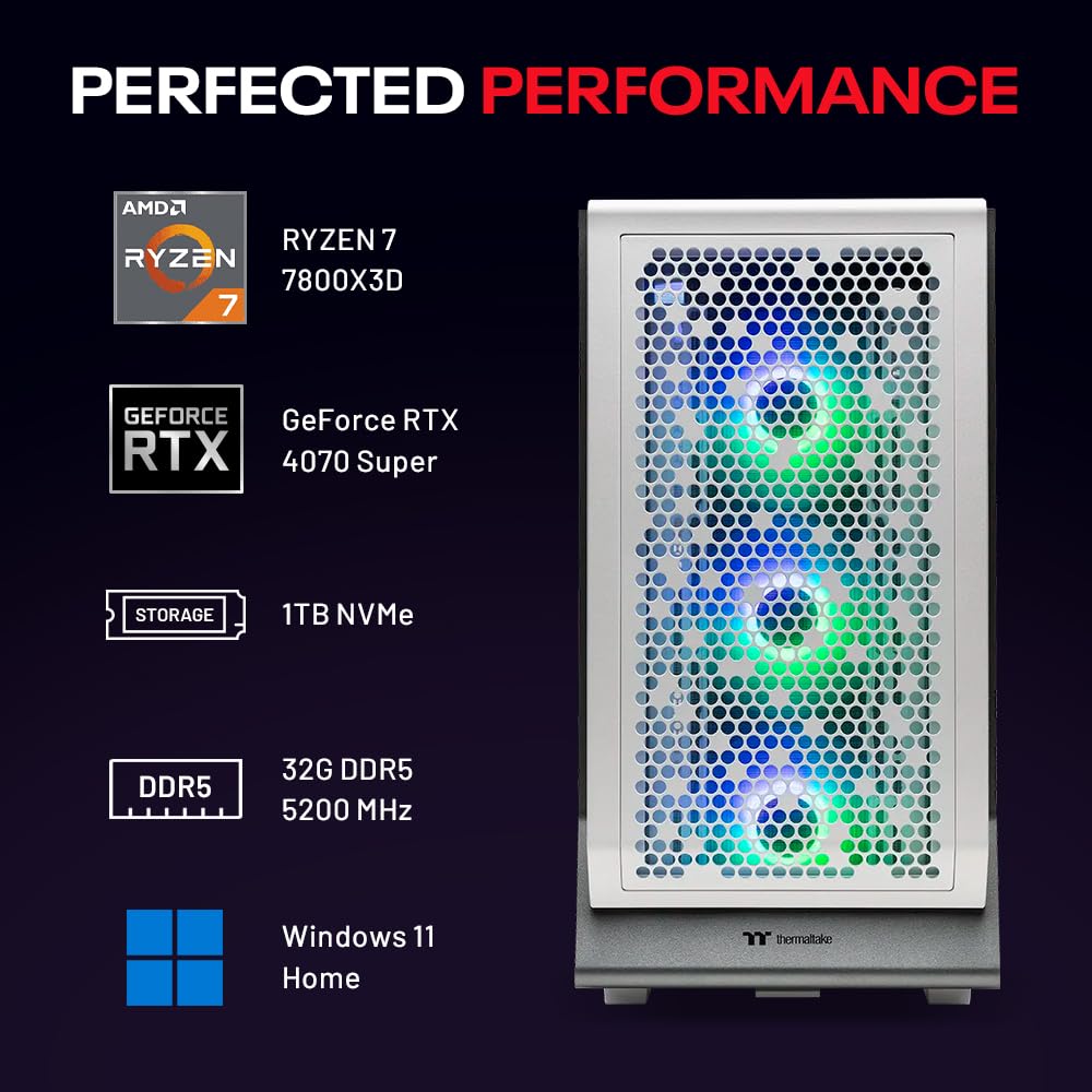 Snapklik.com : Skytech Omega Gaming PC, Ryzen 7 7800X3D 4.2 GHz, RTX ...