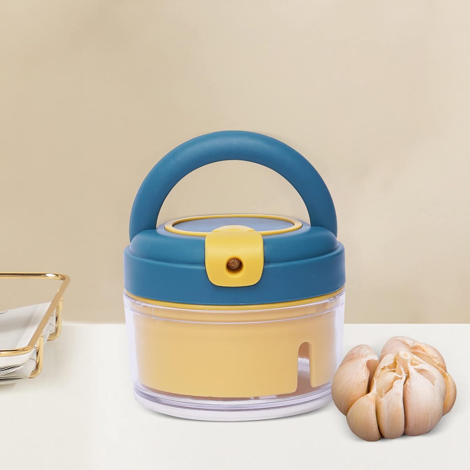 Amazon.com: DOONARCES Garlic Cutter Hand Pull String Garlic Mincer ...