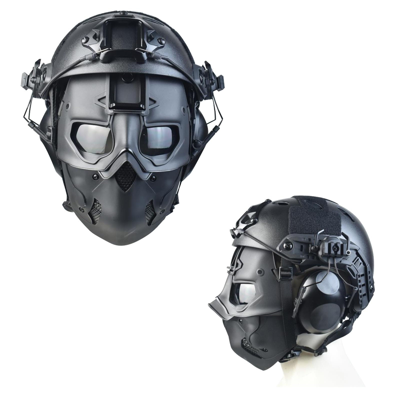 Snapklik.com : Heavy Duty Tactical Airsoft Mask Full Face Protective ...