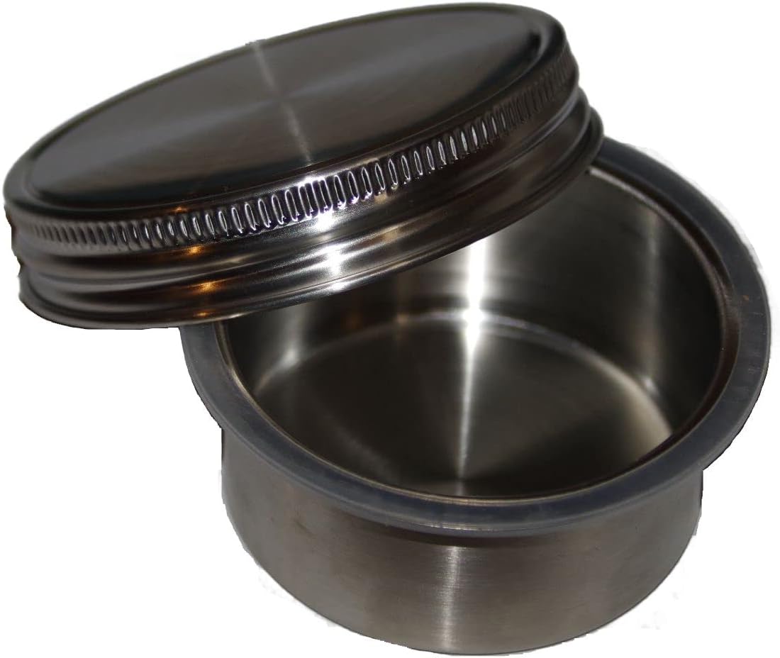 Amazon.com: Mason Jar Stainless steel Divider, Dressing Cup For Salads ...