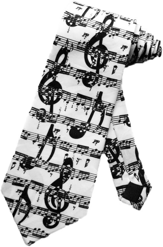 Amazon.com: Steven Harris Musical Score Symbols Necktie Music Notes ...