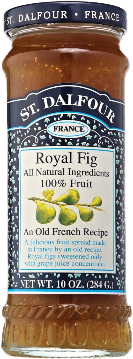 St. Dalfour - Fruit Spread 100% Natural Jam Royal Fig - 10 oz. : Amazon ...