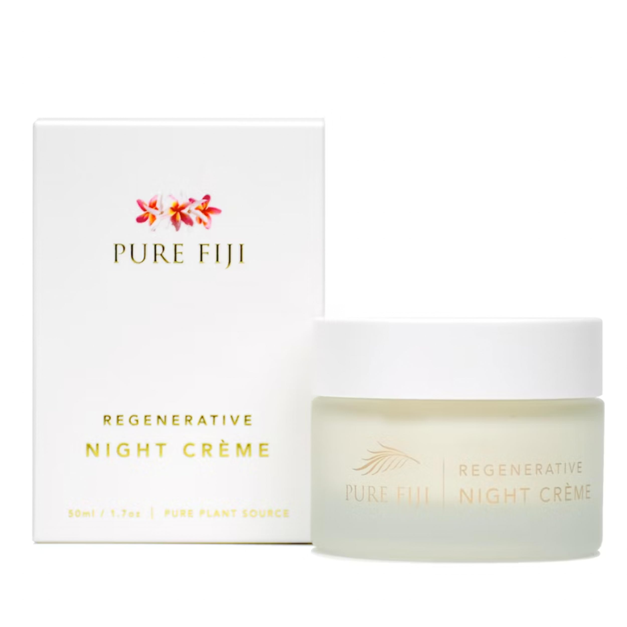 Amazon.com: PURE FIJI Regenerative Night Cream Anti Aging Moisturizer ...