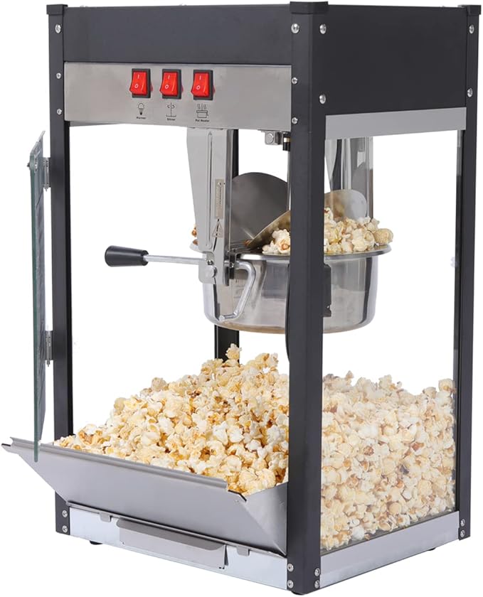 Amazon.com: Popcorn Machine Movie Theater Style, Popcorn Maker Machine ...