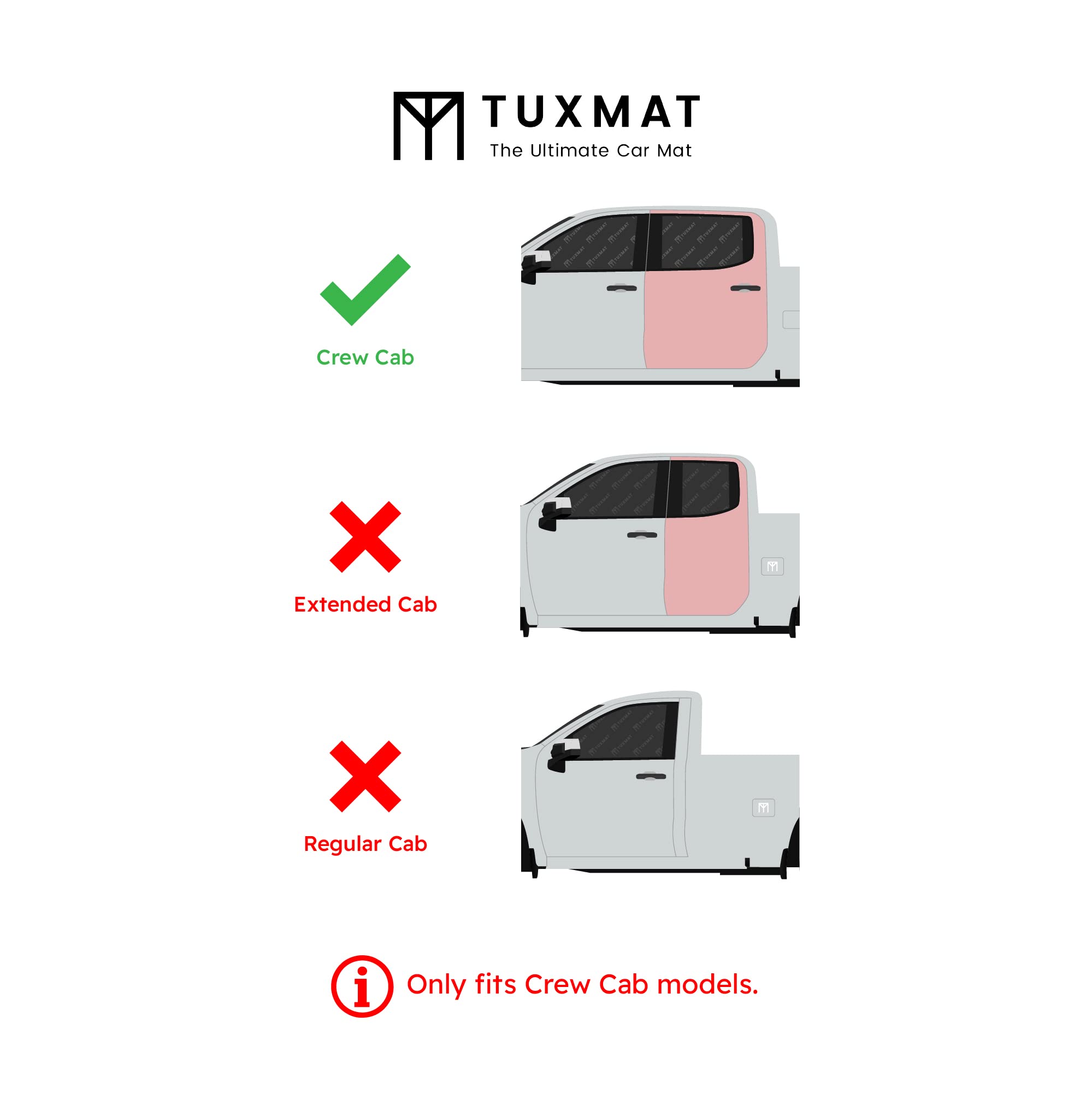 Snapklik.com : TuxMat - For Dodge Ram 2500 Crew Cab 2019-2026 Models ...