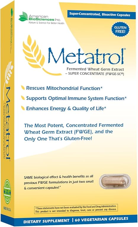 Amazon.com: American BioSciences Metatrol Fermented Wheat Germ Extract ...