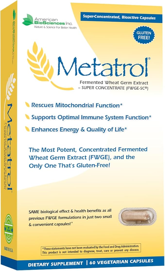 Amazon.com: American BioSciences Metatrol Fermented Wheat Germ Extract ...