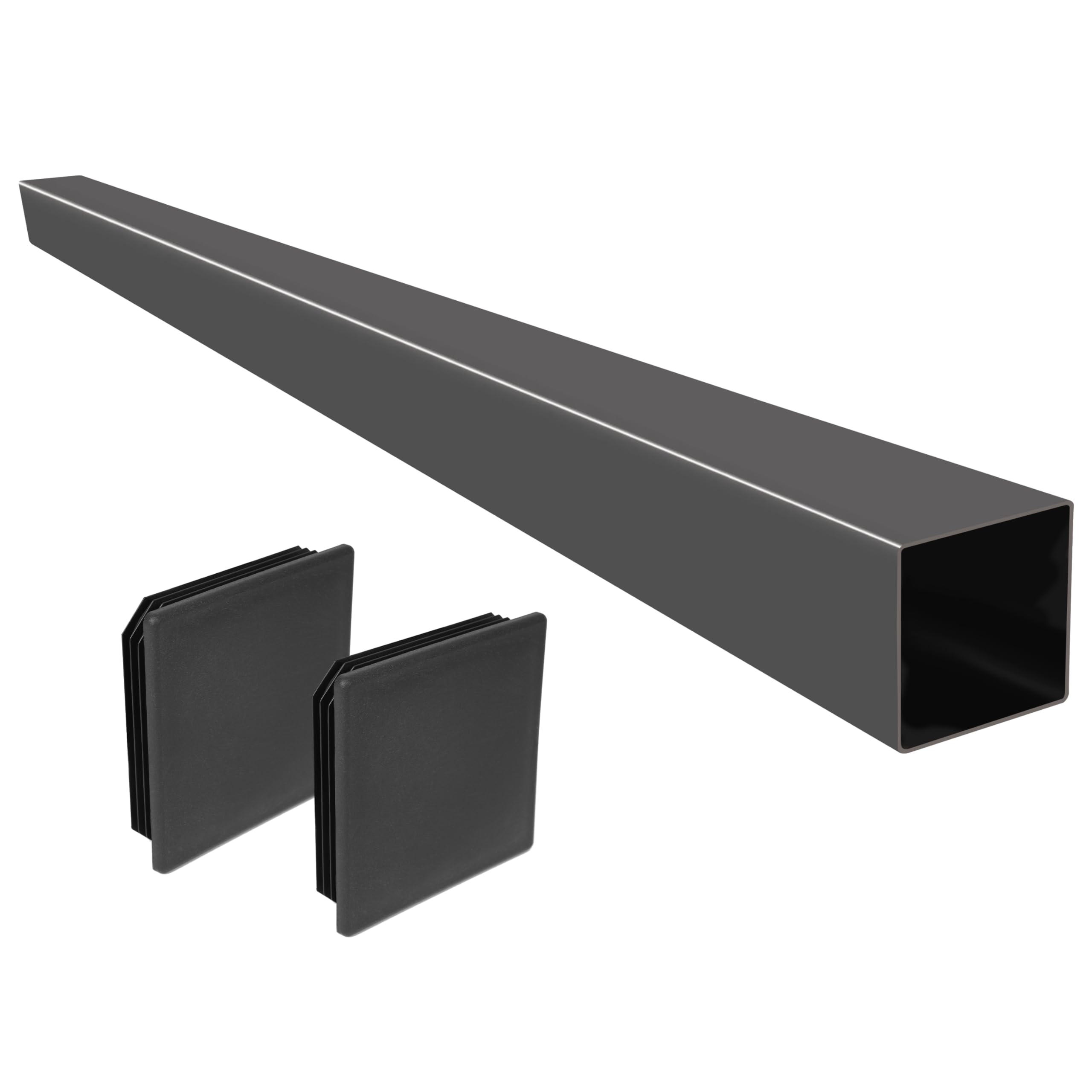 HECASA RV Rear Bumper Standard 4" x 4" with Bumper Plug Cap Cover