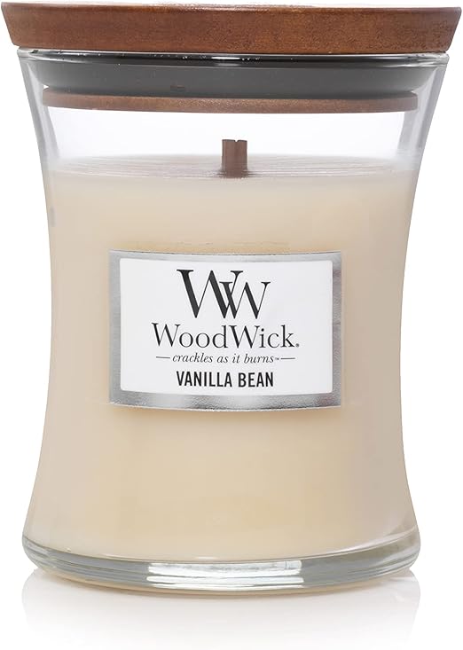 WoodWick Vanilla Bean Candle, Medium : Amazon.ca: Home