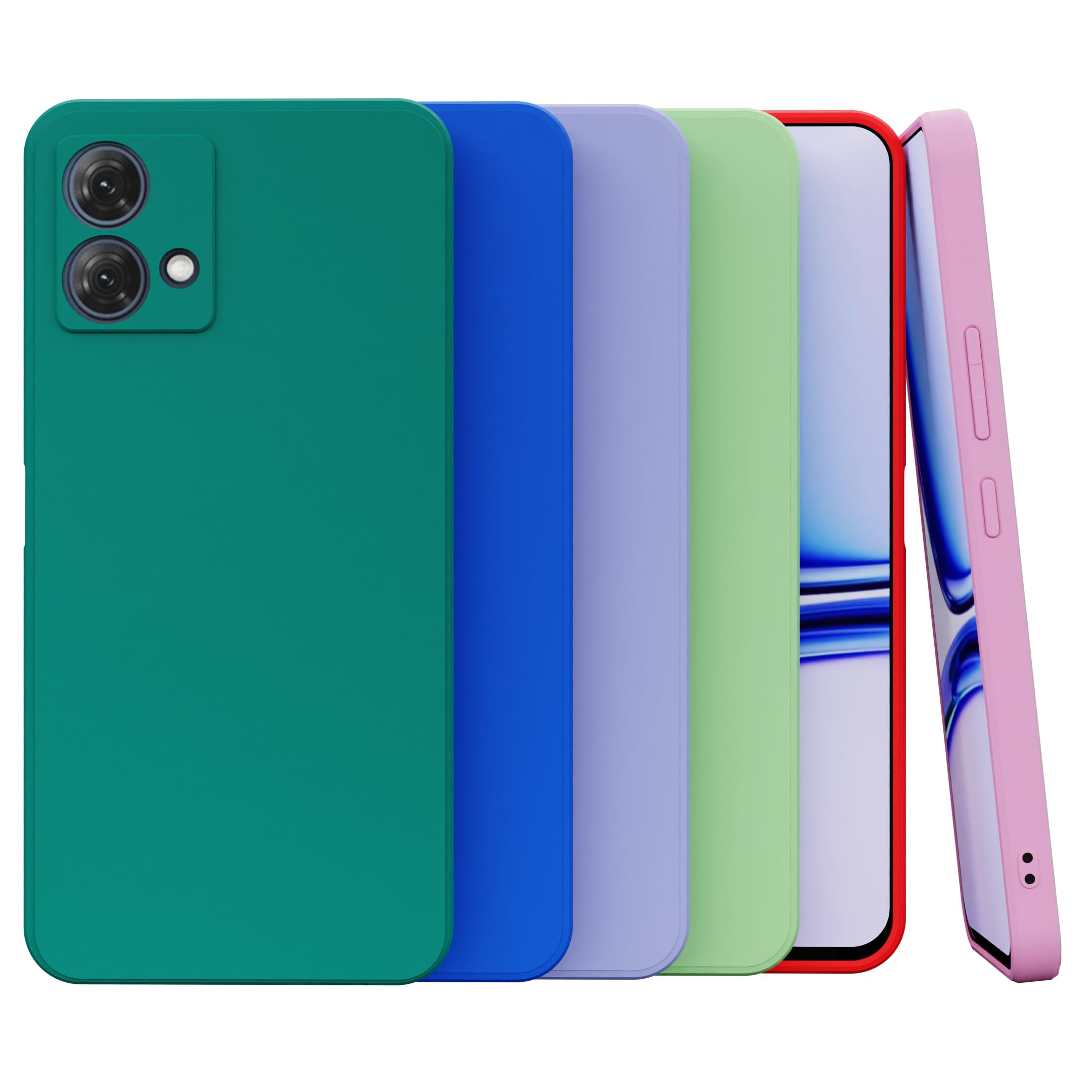 Capa Capinha Case Compatível Motorola Moto G84 Silicone Aveludada Com ...