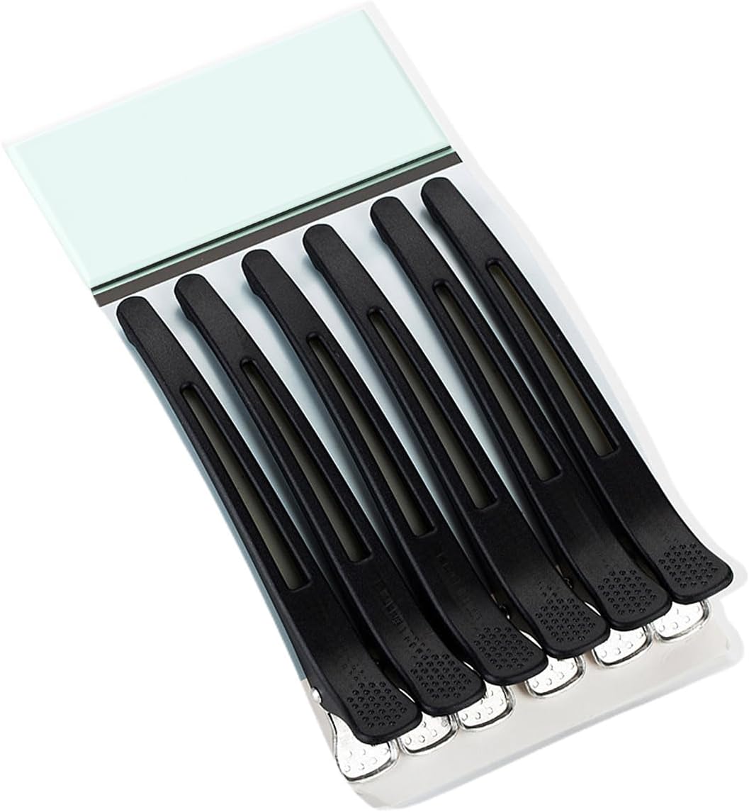6pcs Professional Hair Clips for Styling Sectioning, Non Slip No-Trace ...