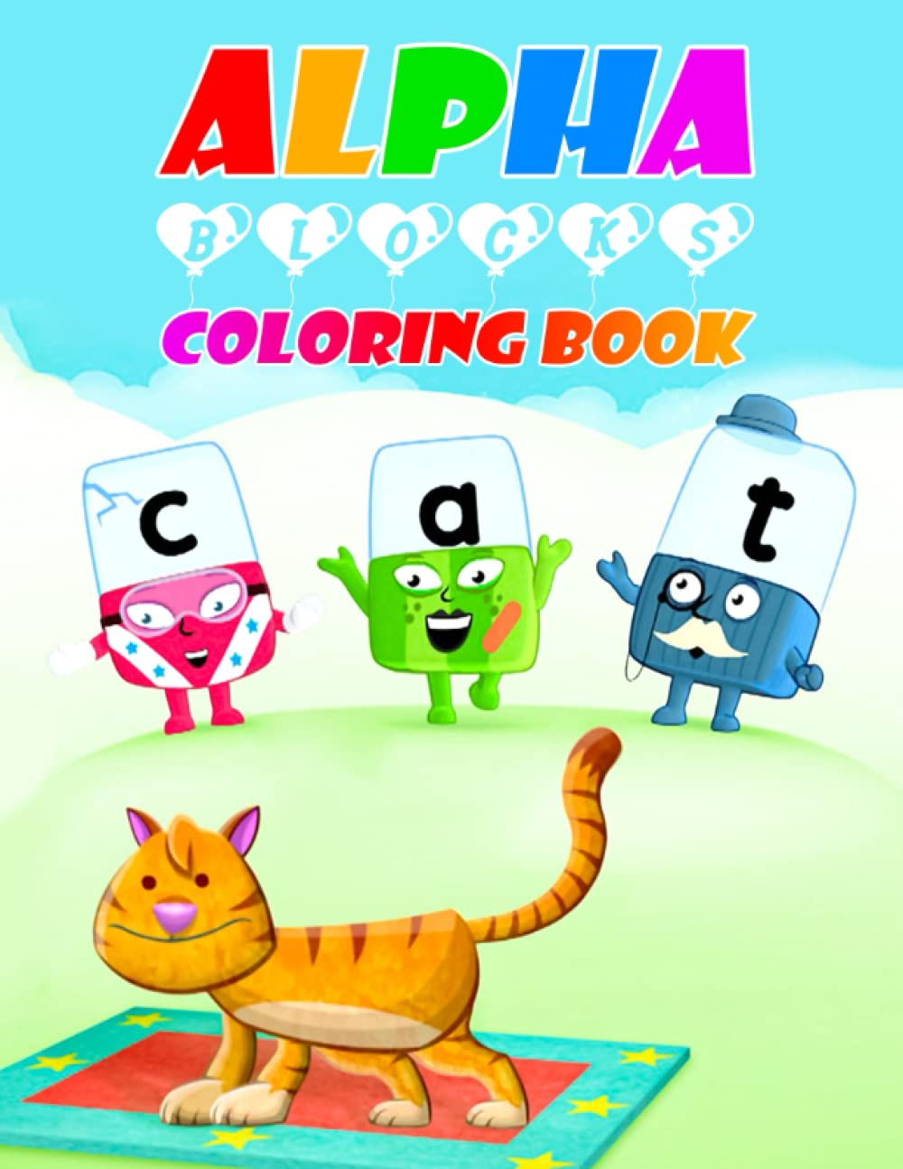 Buy Alphablocks Coloring Book: Letter Fun Collection With Creative And ...