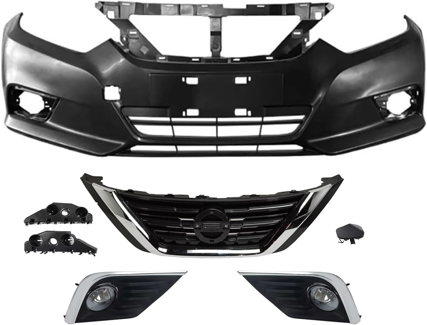 Amazon.com: Altima Front Bumper Cover Kit Fits 2016 2017 2018 Ni-ssan ...